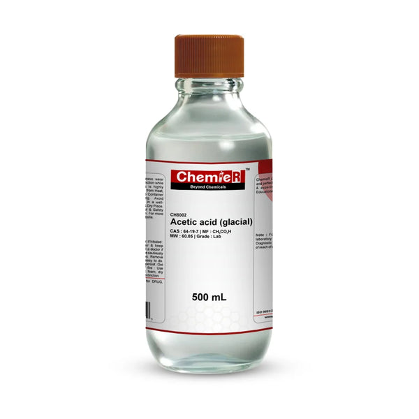 Acetic Acid, Glacial, Lab Grade | CAS 64-19-7 | Chemical World ...