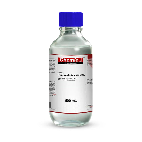 Hydrochloric Acid 30% Lab Grade | CAS 7647-01-0 | Chemical World ...