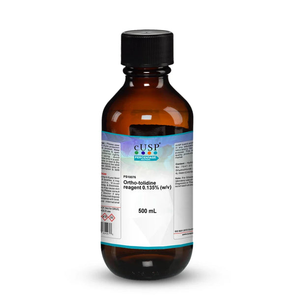 Ortho-Tolidine Reagent 0.135% W/V | PS18076 | Percentage solution ...